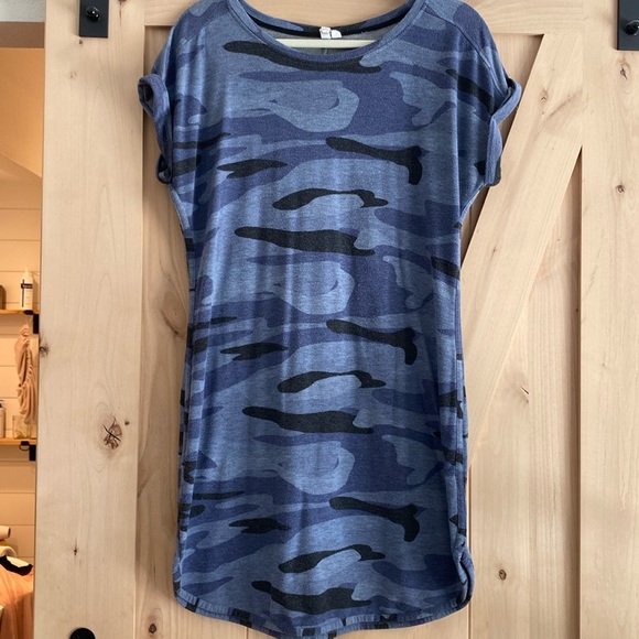 Camouflage T Shirt Dress